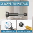 Spring Door Stoppers for Wall - 4.33 Inch Door Stop for Bottom of Door ...