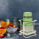 WORGEOUS Paper Cup Holder Desktop Disposable Cup Holder Paper Cups ...