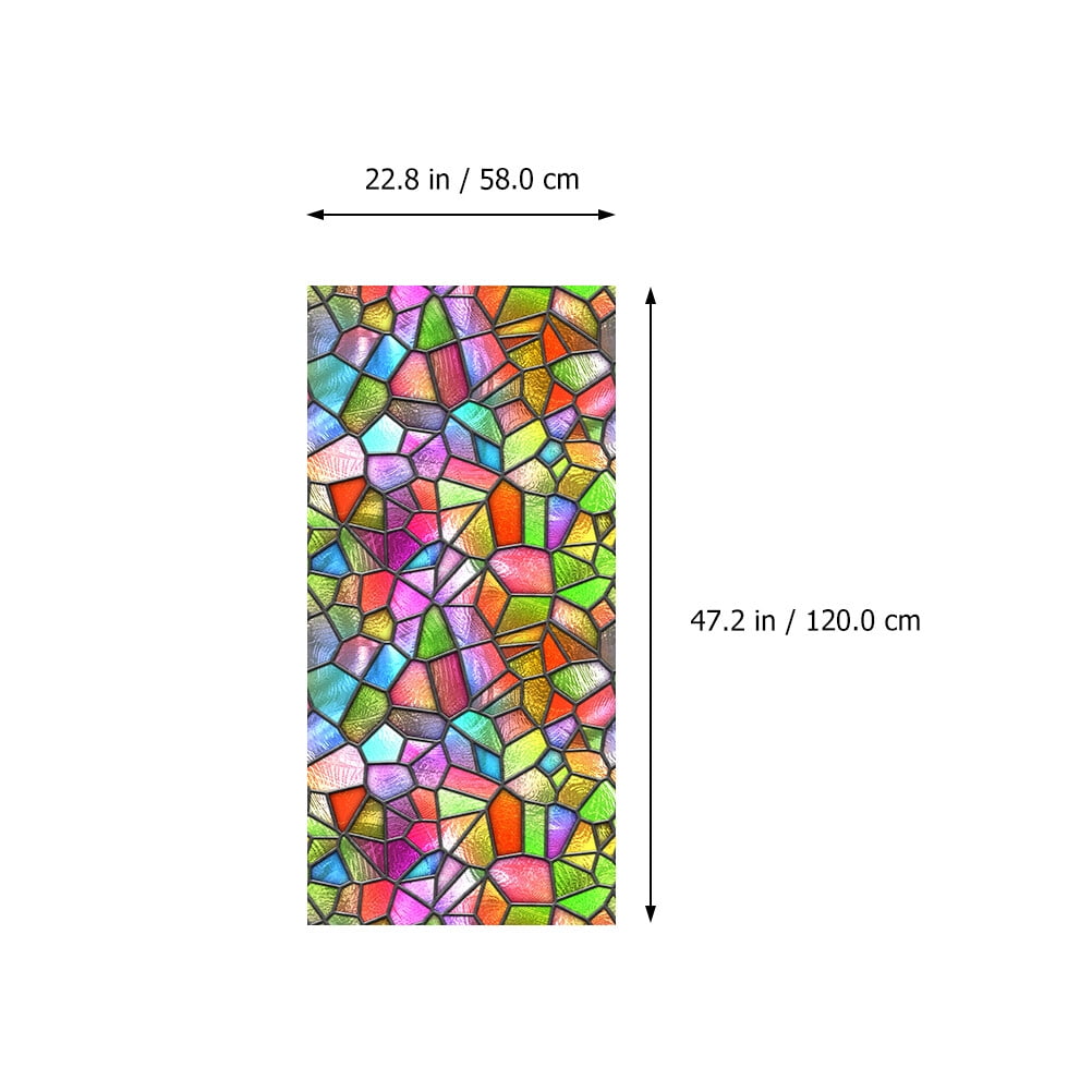 1 Sheet Of European Style Privacy Glass Window Sticker Frosted Decal For Glass Door