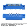 Card Edge Connector Blue Socket 16 Pin 3.96mm Pitch for Printed PCB ...