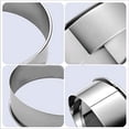 5Pcs Cookie Cutters - Stainless Steel Biscuit Cutters/Dumpling Cutters ...