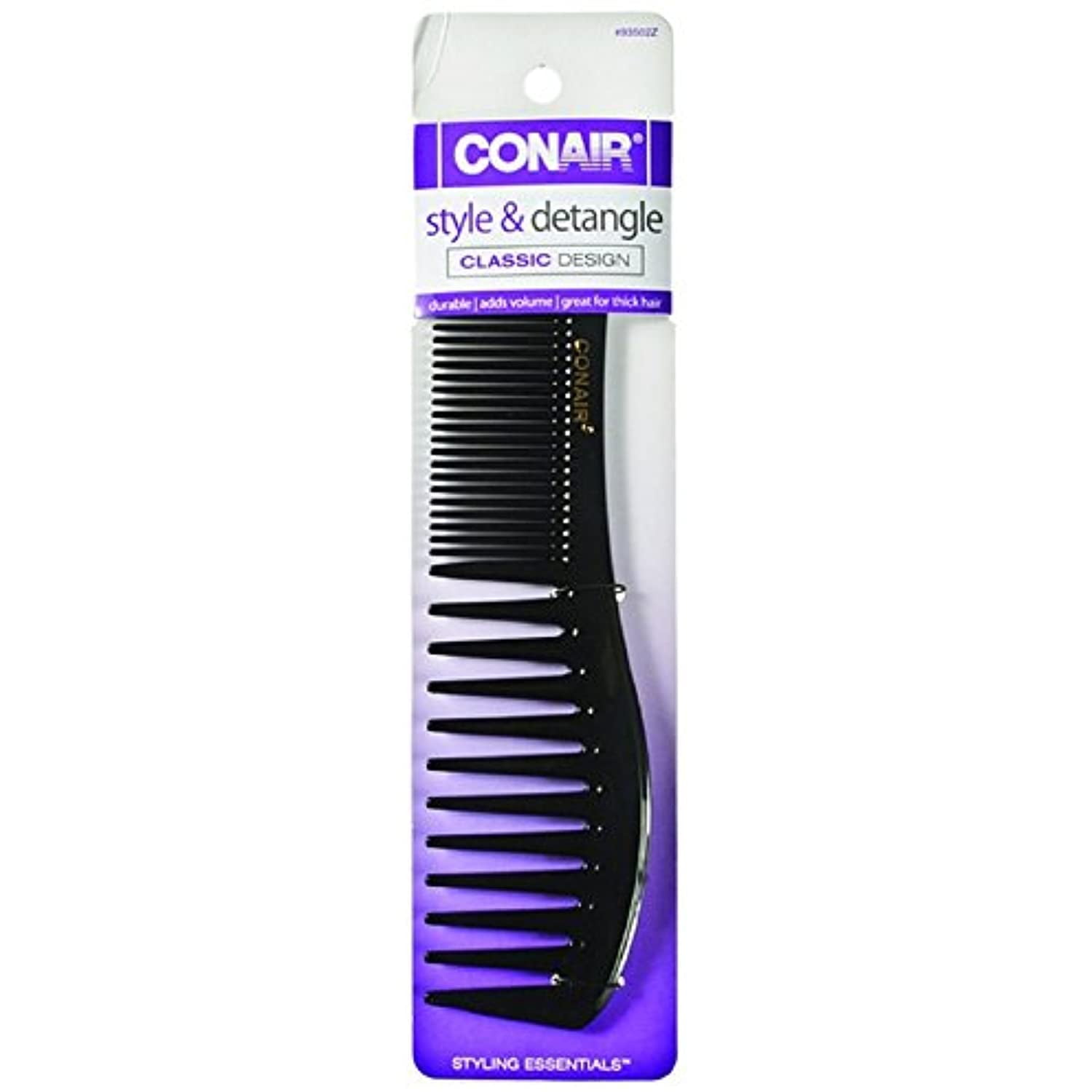 Conair Styling Essentials Wide-Tooth Lift Comb 1 Ea (Pack Of 6 ...