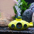 UsilkU Realistic Yellow Submarine Oxygen Air Bubbler Stone Set for Fish ...
