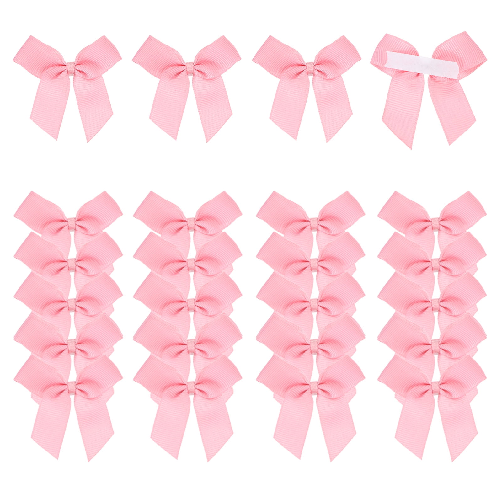 Click here for Uxcell 24pcs Mini Grosgrain Ribbon Bow 2 Self Adhe... prices