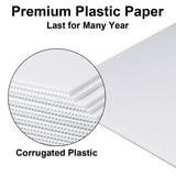 Blank Yard Signs 13" x17" - Lawn Sign with Stakes - Water Resistant DIY ...