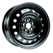 RTX 15x6 Black Steel Wheel 5x4.5 (45mm), Steel Wheels, Load Range 625kg ...
