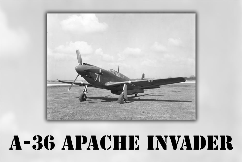 24"x36" Gallery Poster, a-36 apache invader - Walmart.com