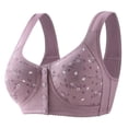 Qwertyu Daisy Bras, 2026 New Front Snap Bras for Older Women, Daisy Bra ...
