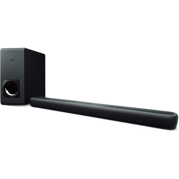 Yamaha Audio YAS-209BL Sound Bar with Wireless Subwoofer, Bluetooth, and Alexa Voice Control ...
