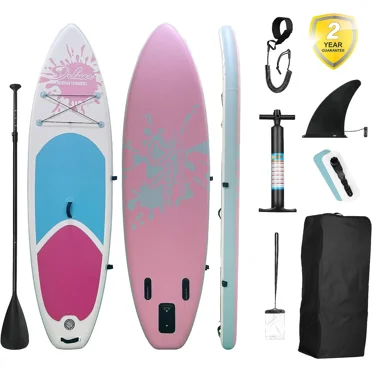 SereneLife SLSUPB06 - Kids/Youth Inflatable Stand Up Water Paddle-Board ...