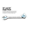 Capri Tools 9/16 in. Angle Open End Wrench, 30Â° and 60Â° angles, SAE ...