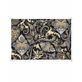 Abstract Flowers Sun Shade Sail 8'X10' Retro Paisley Floral Pattern ...