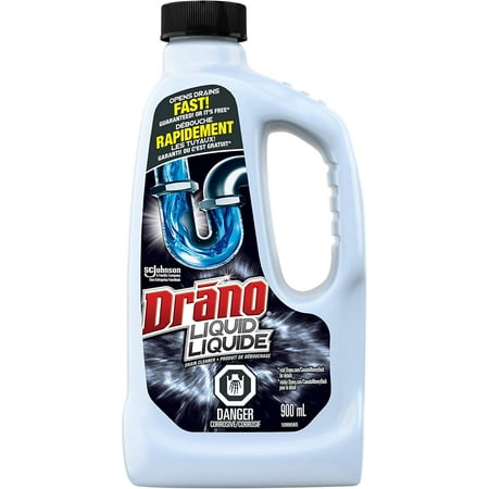 Drano Liquid Drain Clog Remover and Cleaner, Unclogs and Removes ...