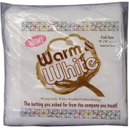 Warm & Natural Cotton Batting 90" x 40 Yard Bolt - Walmart.com