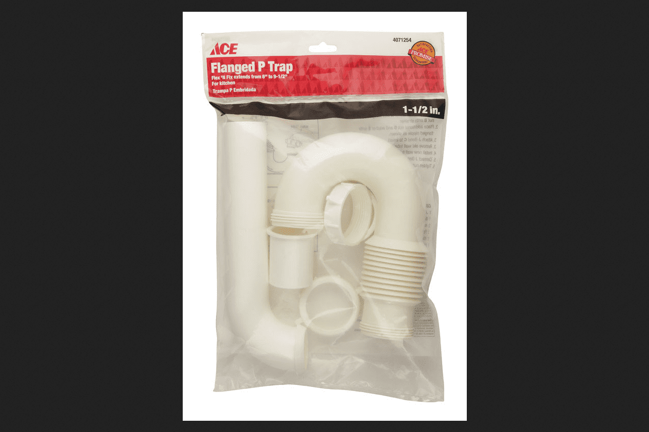 Ace PVC Flanged P-Trap - Walmart.com