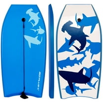 Goplus 36'' Super Lightweight Surfing Body Board W/ Leash XPE Deck EPS ...