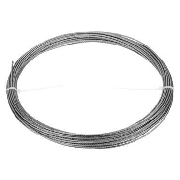 Strong Hardware Steel Cable: 1/8 in. x 30 ft. Vinyl-Coated Wire Rope ...