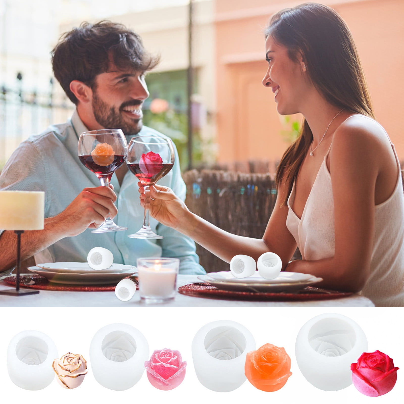 Click here for Viflosae Savings Ice Box Ice Block Mould Rose Hear... prices