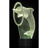 Board No More! 3D Dolphin Laser Cut Precision LED Lights - Walmart.com
