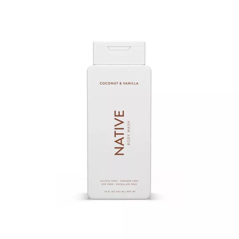 Native Body Wash Coconut & Vanilla -- 18 fl oz. Gel de baño Native 1 ...