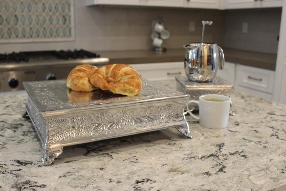 Aluminum Square Wedding Cake Stand (Square, 12.25" inch) - Walmart.com