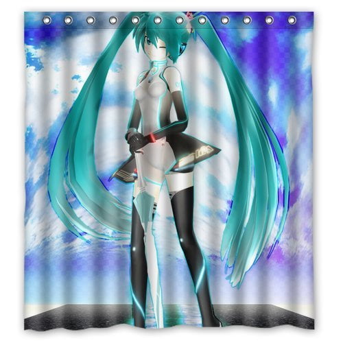 Click here for Touxihaa Cute Anime Hatsune Miku Shower Curtain Ba... prices