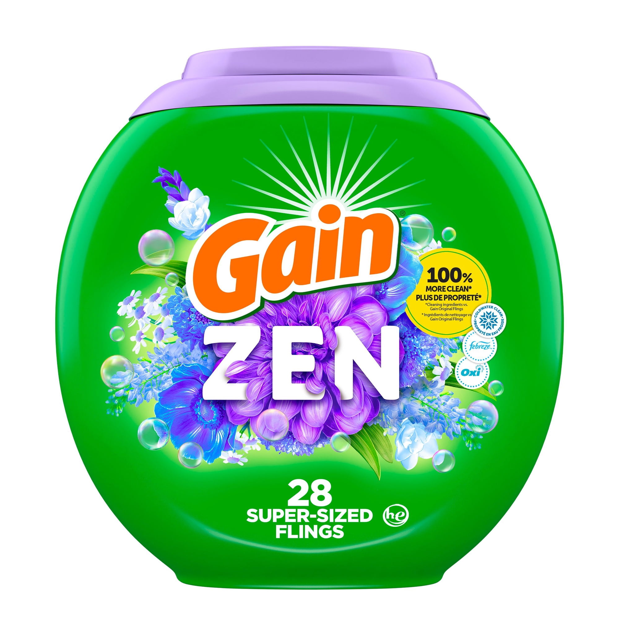 Click here for Gain Super Flings Laundry Detergent Pacs  Zen  Irr... prices