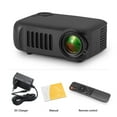 LNJLAN MINI Projector Portable 3D LED Video Projectors Cinema Theater ...
