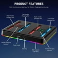 4 in 1 Charging Dock for Switch 2 (2025) Joycon Controller, Magnetic ...