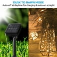 TORCHSTAR 33ft 100 LED Solar String Lights, Warm White - Walmart.com
