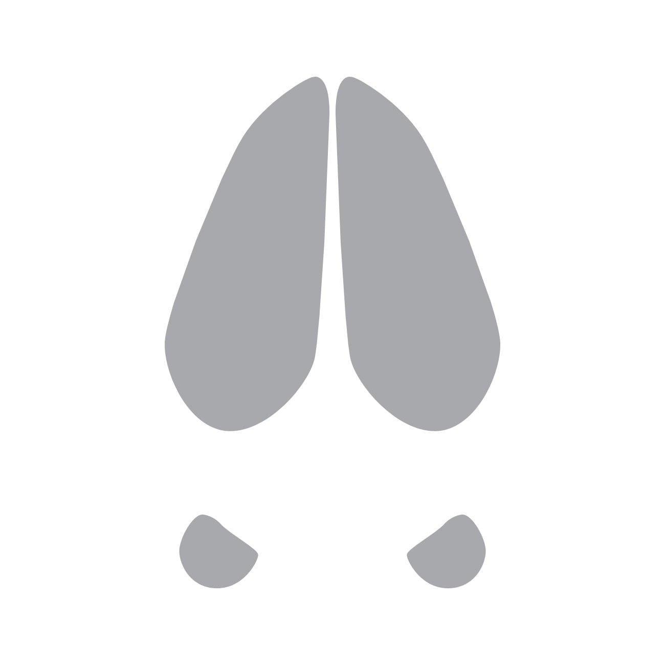 Deer Track Sticker Decal Die Cut - Self Adhesive Vinyl - Weatherproof ...