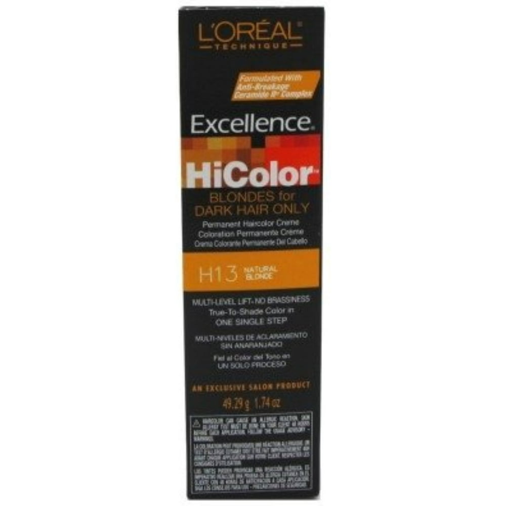 L'Oreal Excellence HiColor Natural Blonde, 1.74 oz - Walmart.com ...