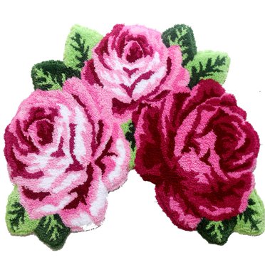 The Pioneer Woman 4' Rose-Shaped Indoor Rug - Walmart.com