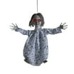 4.3ft Life-Size Halloween Animatronic Ghost, Sound-Activated (Green LED ...