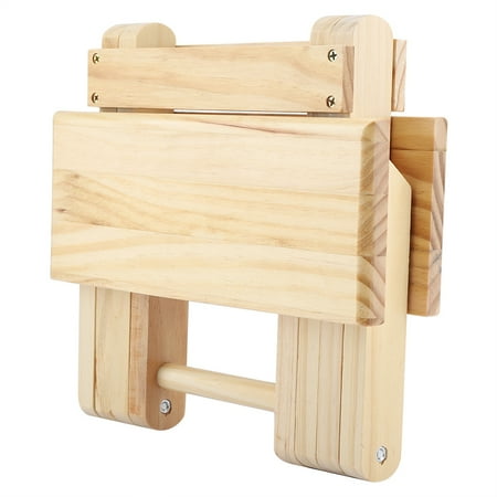 Sonew Foldable Solid Wood Small Square Bench Rural Styles Bench ...