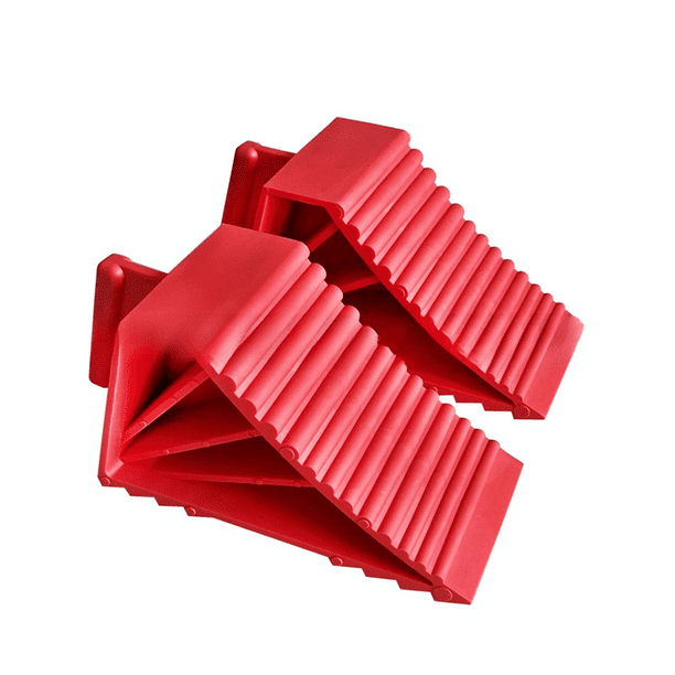 ckepdyeh 2Pack Wheel Chocks Plastic Heavy Duty, Tire Chocks for Travel ...