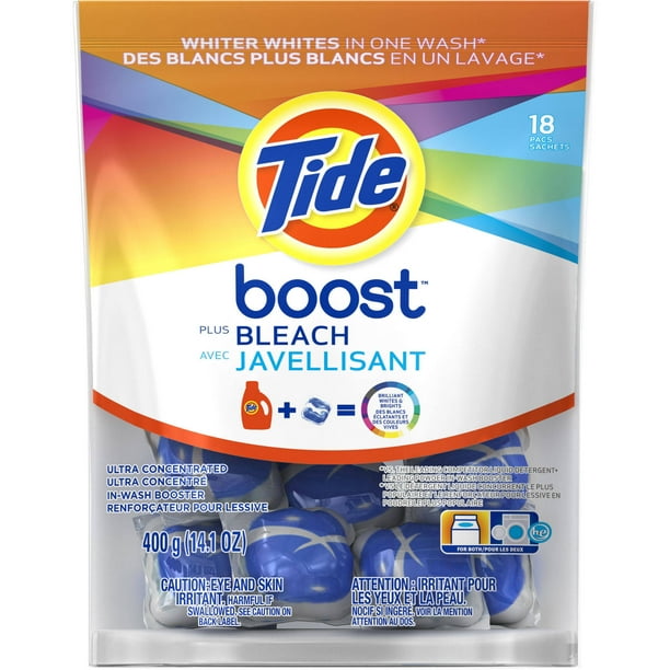 Tide Boost Vivid White + Bright HE Ultra Concentrated In-Wash Booster ...