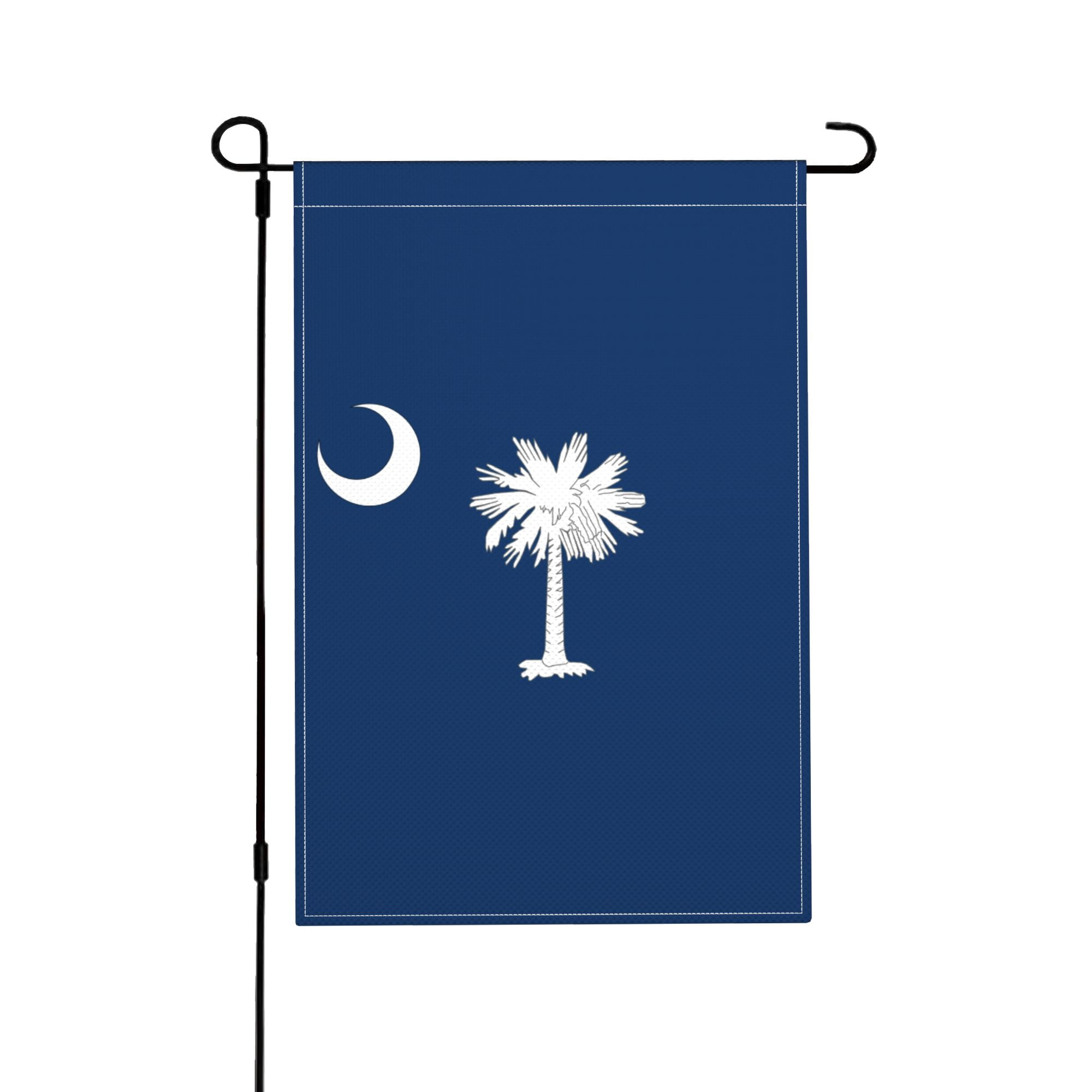 TEQUAN South Carolina State Flag Palm Tree Garden Flags, 18 x 12 inch ...