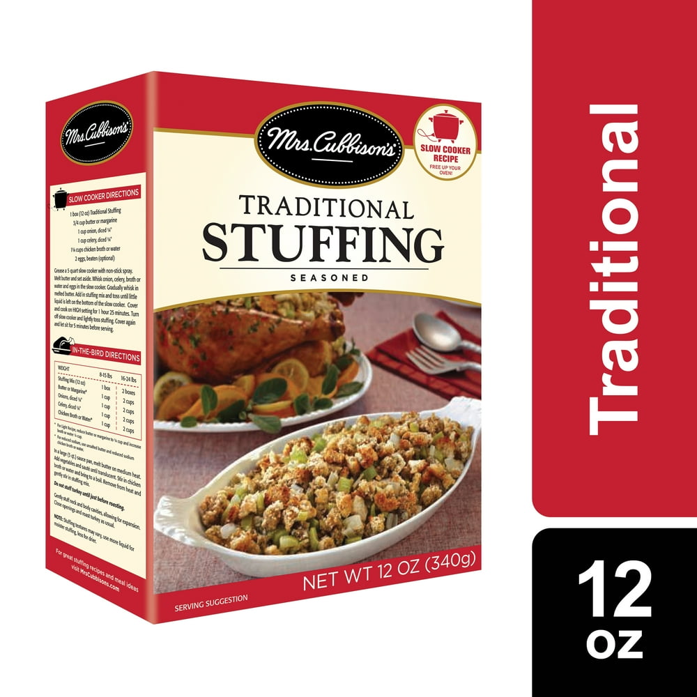 Mrs Cubbisons Seasoned Turkey Stuffing Mix 12 Oz Box