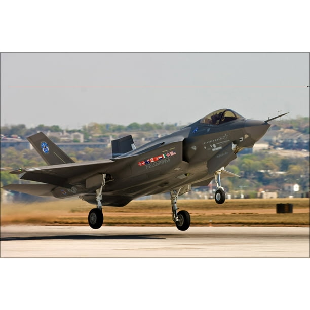 24"x36" Gallery Poster, F-35 Lightning II at lockheed martin ...