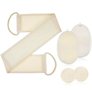 3pc Set Bath Shower Sponge Set Loofah Back Strap Exfoliating Body Brush ...