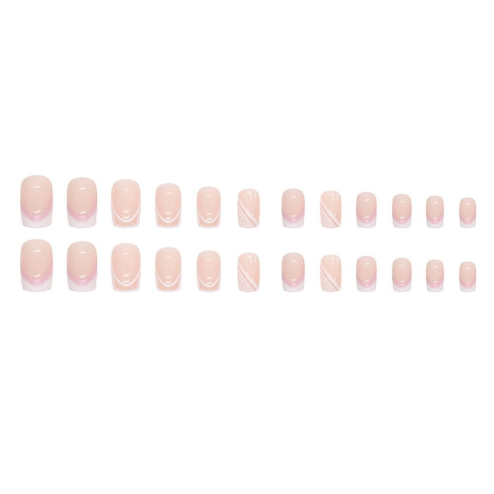 Nail Tips Full Cover Press on Nails Detachable Medium Length Wearable ...