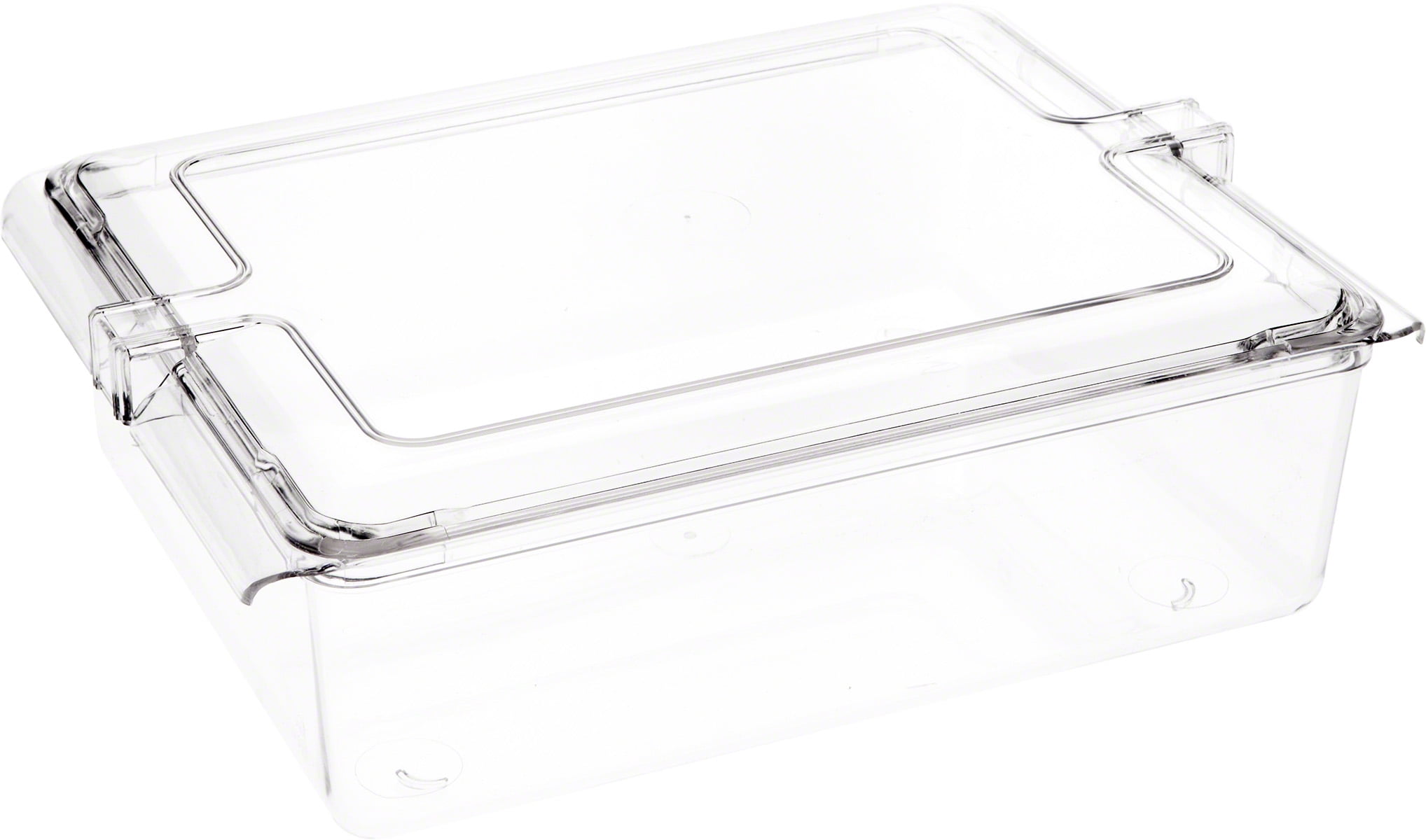 Pioneer Plastics 395C Clear Rectangular Plastic Container, 12.5" W x 10 ...
