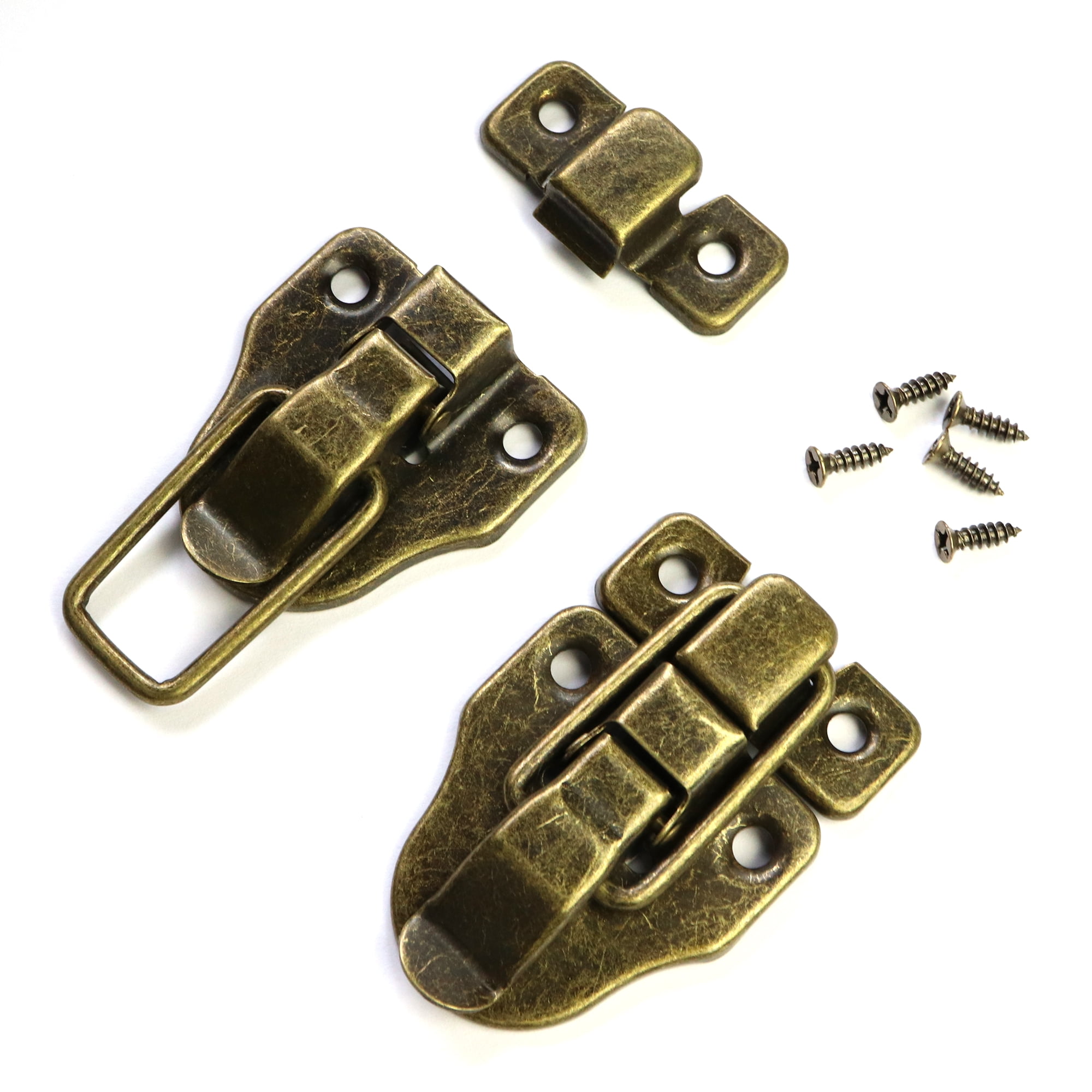 Antique Bronze Duckbilled Box Hasp Toggle Latch Catch Lock with Screws ...