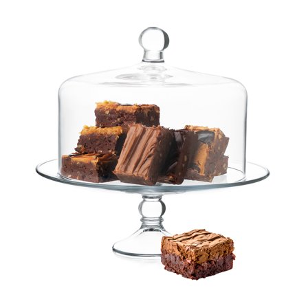 Majestic Gifts Inc. High Quality European Glass Cake Base & Dome Set ...