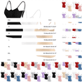 3Pack Tank Tops with Built In Bras for Women Seamless Tank Tops ...