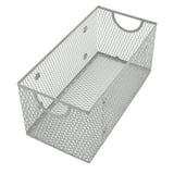 YBM Home Wire Mesh Open DVD, CD, Book Storage Basket 11 x 5.5 x 5 ...