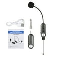 Wireless Microphone,Mic Receiver Sax Receiver Uhf Clip Hifi Receiver ...