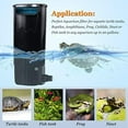 Aquarium Internal Filter 3 to 20 Gallons, for Turtle Tanks, Reptiles ...