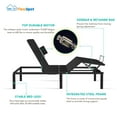 FLEXISPOT Dual Motors with Wireless Remote, Adjustable Bed Frame, Zero ...